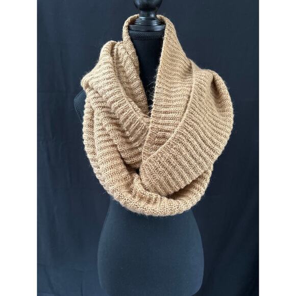 Calvin Klein | Accessories | Calvin Klein Camel Brown Infinity Scarf ...